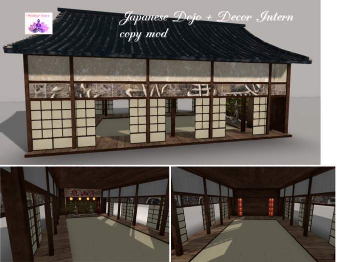 Second Life Marketplace - BOX-JAPANESE DOJO + DECOR