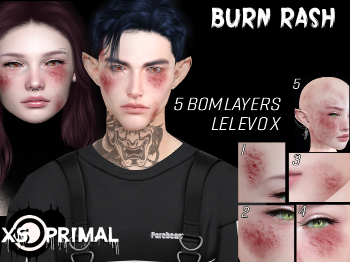 Second Life Marketplace - XS Primal EvoX - Burn Rash
