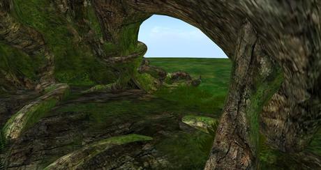 Second Life Marketplace - tree stump cave ( for grotto waterfall forest ...