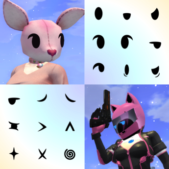 Second Life Marketplace - [FL] - Toon Face (Fat Pack)