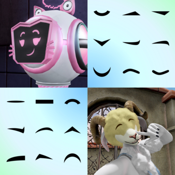 Second Life Marketplace - [FL] - Toon Face (Fat Pack)
