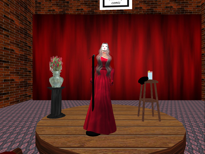 Second Life Marketplace - Stand up comic you on stage touch mic to ...