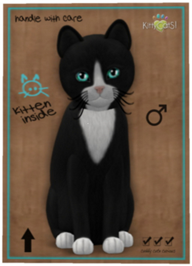 Second Life Marketplace - Chateau Cat - Black & White No. 3