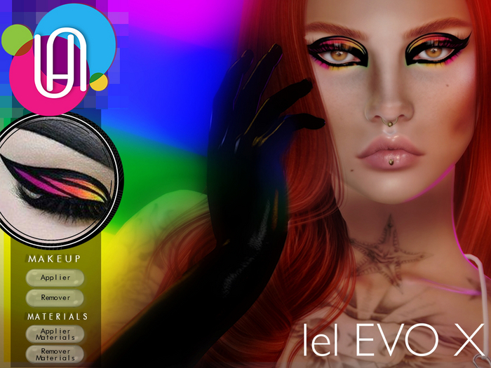 Second Life Marketplace - UA - HD Eyeshadows Summer EVOX (Boxed)
