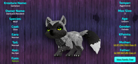 Second Life Marketplace - Kreature Breedable Wolf GARL