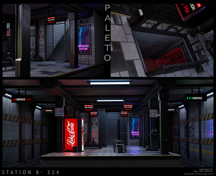 Second Life Marketplace - .PALETO.Backdrop: Station B- 324