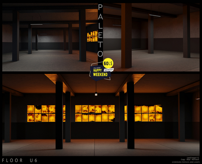 Second Life Marketplace - .PALETO.SKYBOX: FLOOR U6