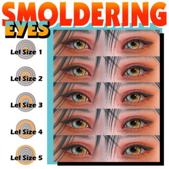 Second Life Marketplace - evil. Smoldering Eyes (EvoX, BoM, Textures)