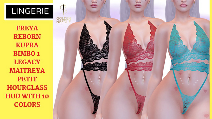 Second Life Marketplace Gn Lingerie Sexy Mille