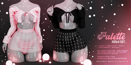 Second Life Marketplace - Palette - Xena Set [Megapack]