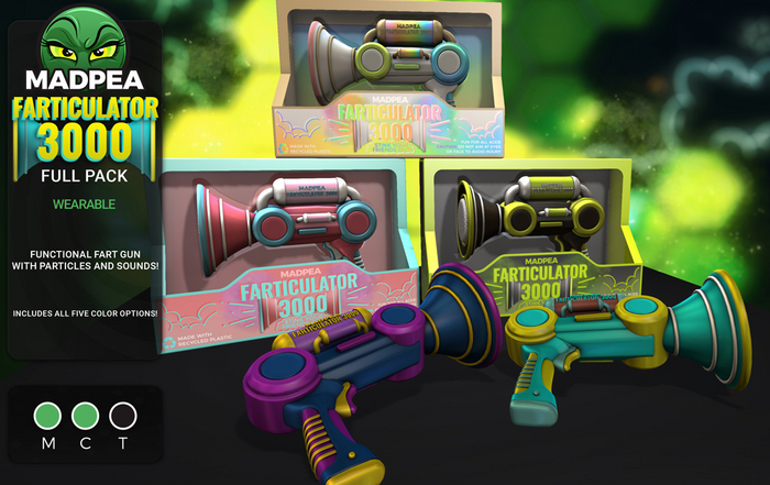 Second Life Marketplace - MadPea Farticulator 3000 Full Pack
