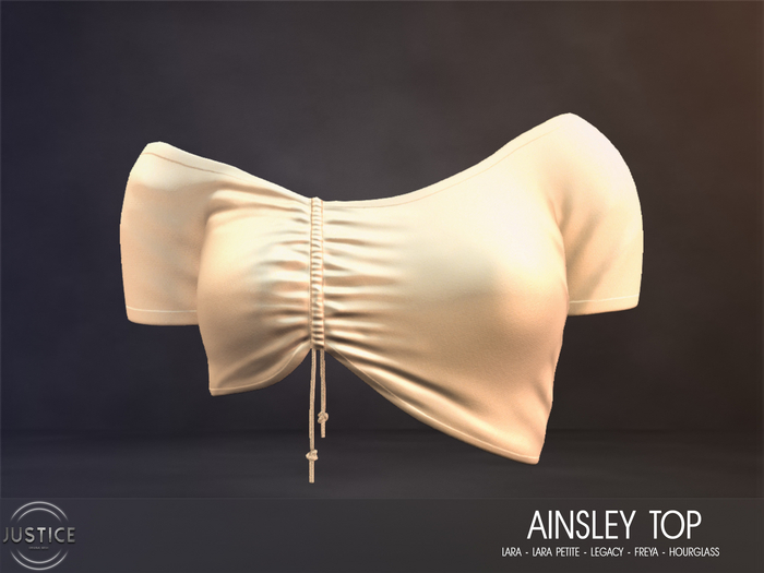 Second Life Marketplace - [JUSTICE] AINSLEY TOP - LEMON