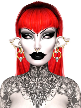 Second Life Marketplace - RG. GOTH DRAG SHAPE LEL LILLY EVOX + KUPRA ...