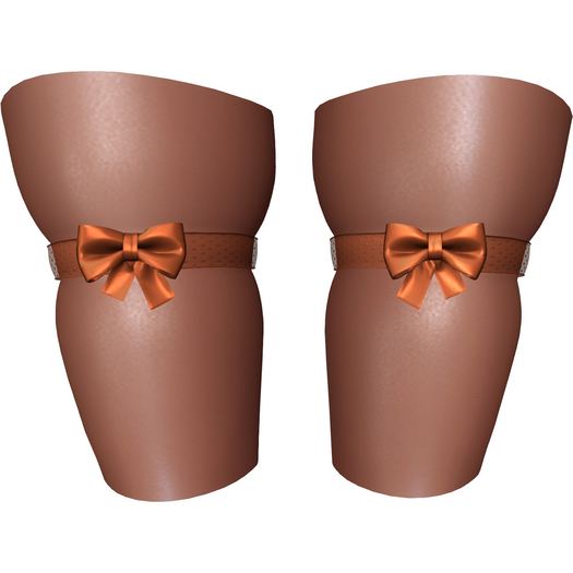 Second Life Marketplace - Lilleth Mills x DIVINE Garter - Orange For ...
