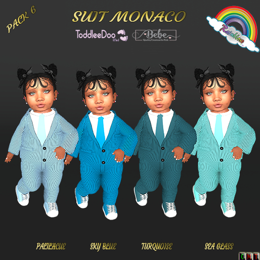 Second Life Marketplace - ((RBS)) Suit Monaco Pack 6 [TD & BEBE]