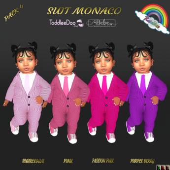 Second Life Marketplace - ((RBS)) Suit Monaco Pack 4 [TD & BEBE]