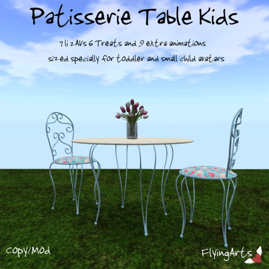 Second Life Marketplace - !FA! Patisserie Table Kids