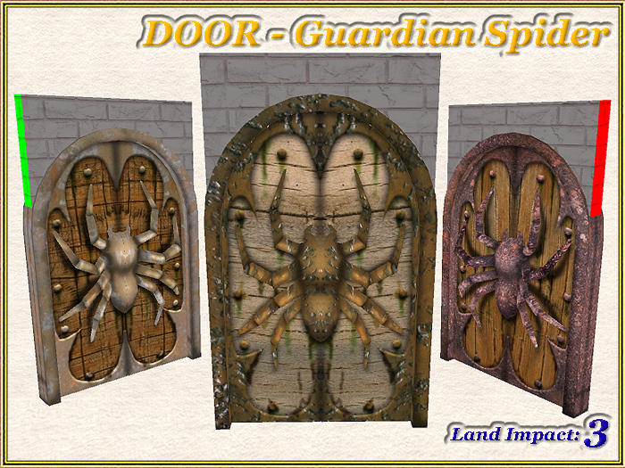 Second Life Marketplace - DOOR - Guardian Spider (3 LI) (Full perm)