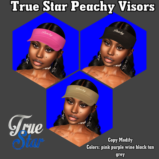 Second Life Marketplace - *True Star Peachy Visors