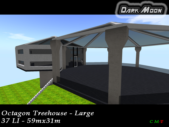 Second Life Marketplace - Dark Moon - Octagon Treehouse large