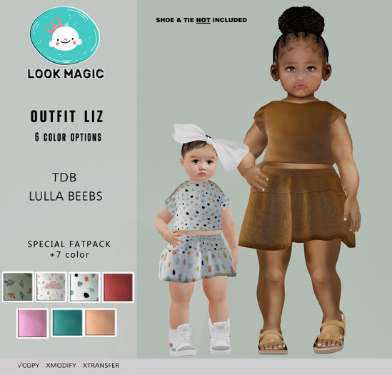 Second Life Marketplace - [LOOK MAGIC] Outfit Liz yellow_TD (add )
