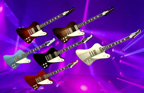 Second Life Marketplace - 1963 Vintage Gibson Firebird Cream (Box)