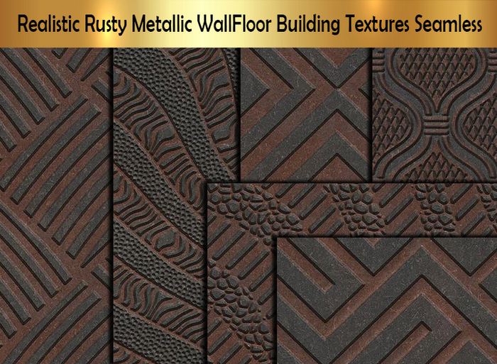 Second Life Marketplace - Realistic Rusty Metallic WallFloor Building ...