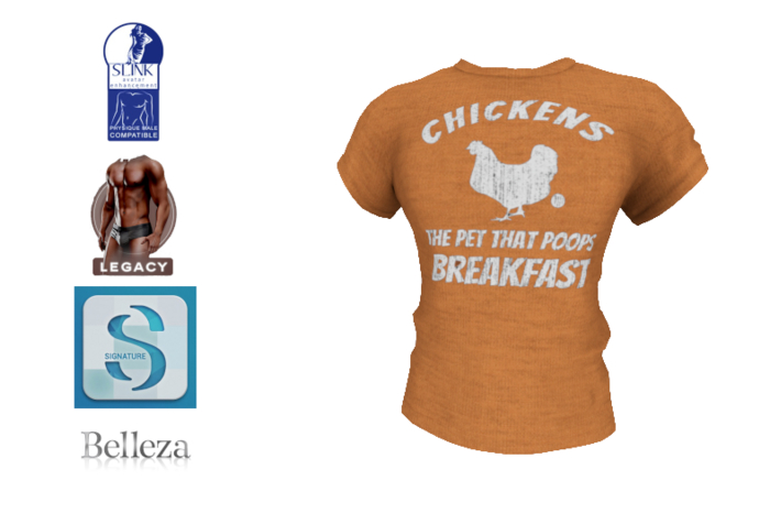 Second Life Marketplace - Chickens Classic Tee