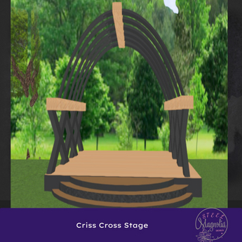 Second Life Marketplace - Steel Magnolia -Criss Cross Stage (Boxed)