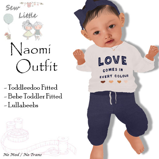 Second Life Marketplace - -S- Naomi Outfit TD, Bebe, LB
