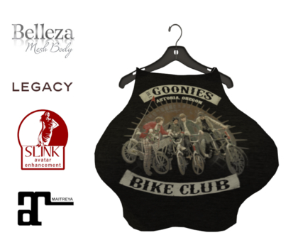 Second Life Marketplace - Goonies Bike Club Crop Top