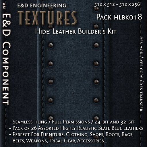 Second Life Marketplace - [HLBK018] 26 Ultra-realistic Slate Blue ...