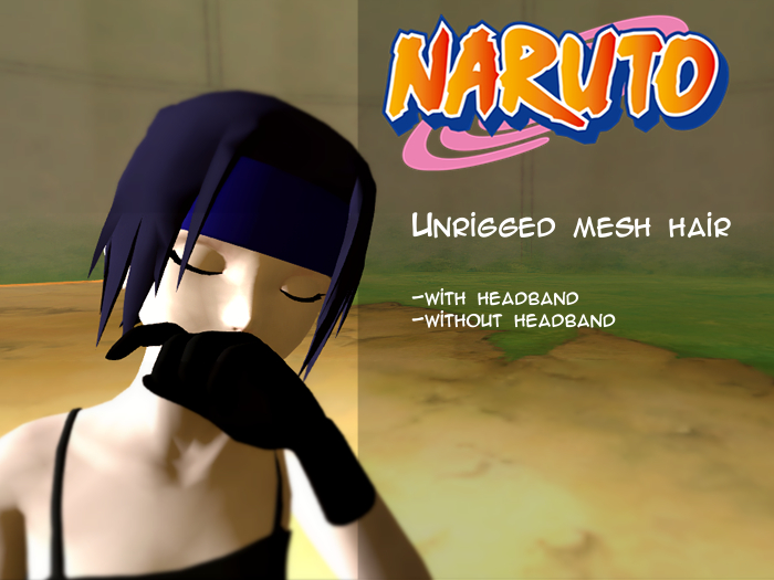 Second Life Marketplace - [Samria`s Fandom Stuff] Uchiha Sasuke Genin Hair