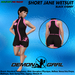 Second Life Marketplace - Black Cherry Short Jane Wetsuits - Women