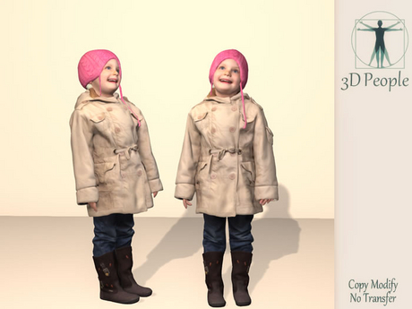 Second Life Marketplace - 3D People - Kids - Little Girl 1 (2 LI)