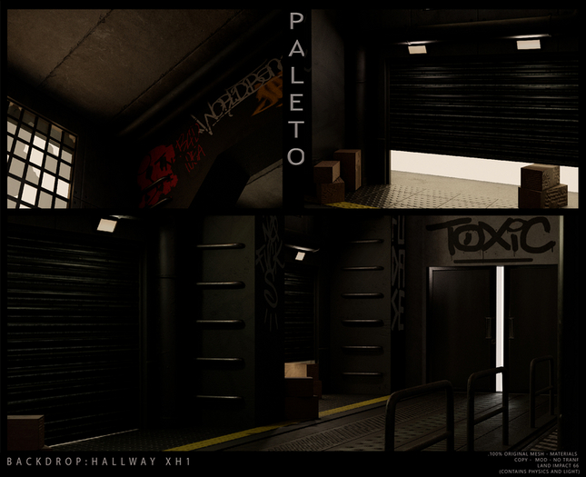 Second Life Marketplace - .PALETO.Backdrop:.Hallway XH1