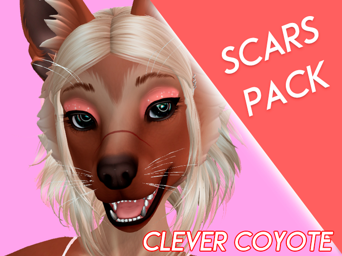 Second Life Marketplace - [ Sweet ] Scar Pack for Clever Coyote