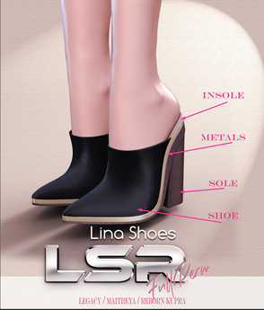 Second Life Marketplace - [LSR FP] Lina Shoes Full Perm DEMO