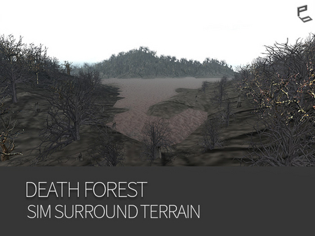 Second Life Marketplace - DEATH FOREST - sim surround terrain pack