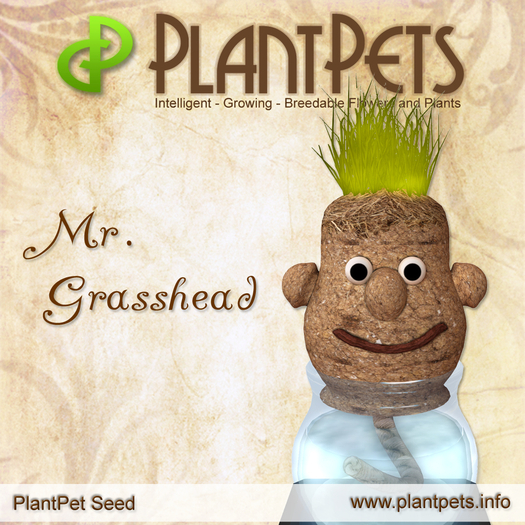 Second Life Marketplace - PlantPet Seed [Mr. Grasshead]