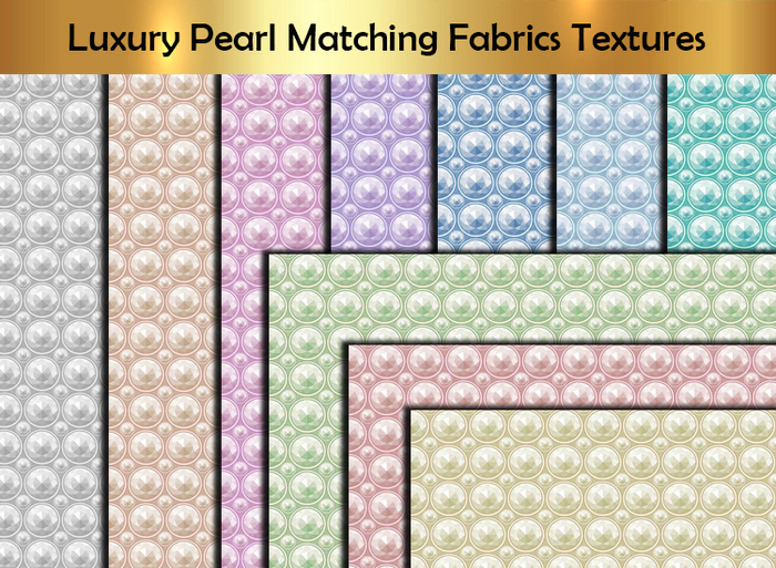 Second Life Marketplace - Luxury Pearl Matching Fabrics Textures Seamless