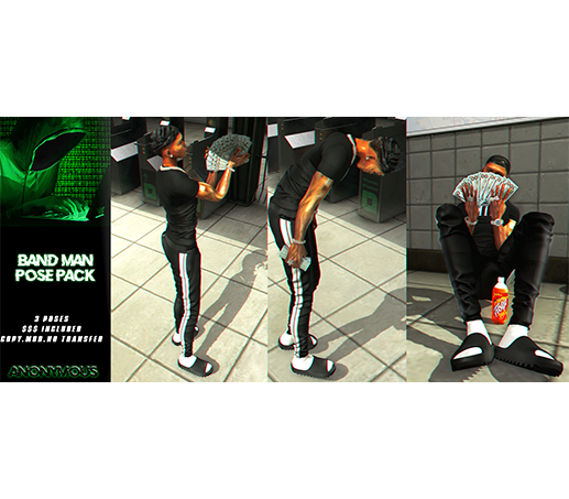 Second Life Marketplace - Anonymous. Bandman Pose pack
