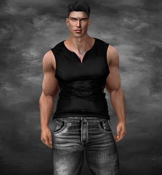 Second Life Marketplace - 3707 Rustic Shirt Muscle & Pants For Inithium ...