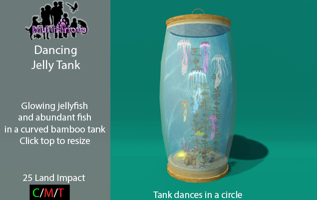 Second Life Marketplace - *M* Dancing Jelly Tank