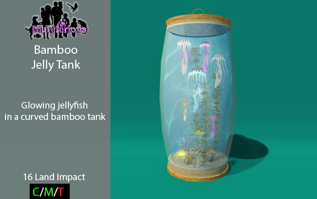 Second Life Marketplace - *M* Bamboo Jelly Tank