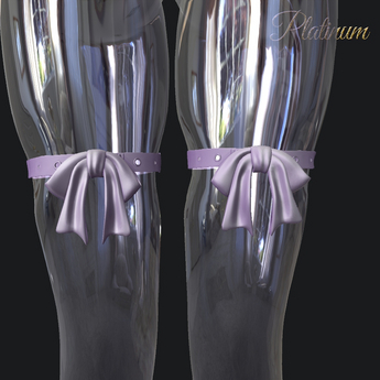 Second Life Marketplace - Lavender Maze Bow Garters Maitreya Reborn Legacy