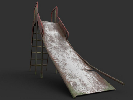 Second Life Marketplace - .::QUTWORLD Old Rusty Slide::.FP