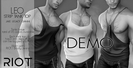 Second Life Marketplace - RIOT / Leo Tank Top - Demo