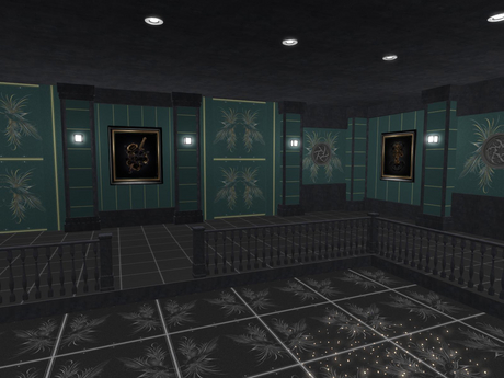 Second Life Marketplace - Club Starlight Skybox Unfurnished Green Version