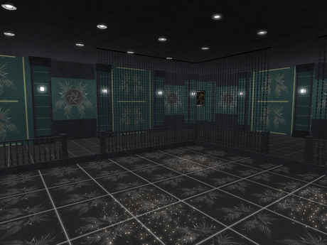 Second Life Marketplace - Club Starlight Skybox Unfurnished Green Version